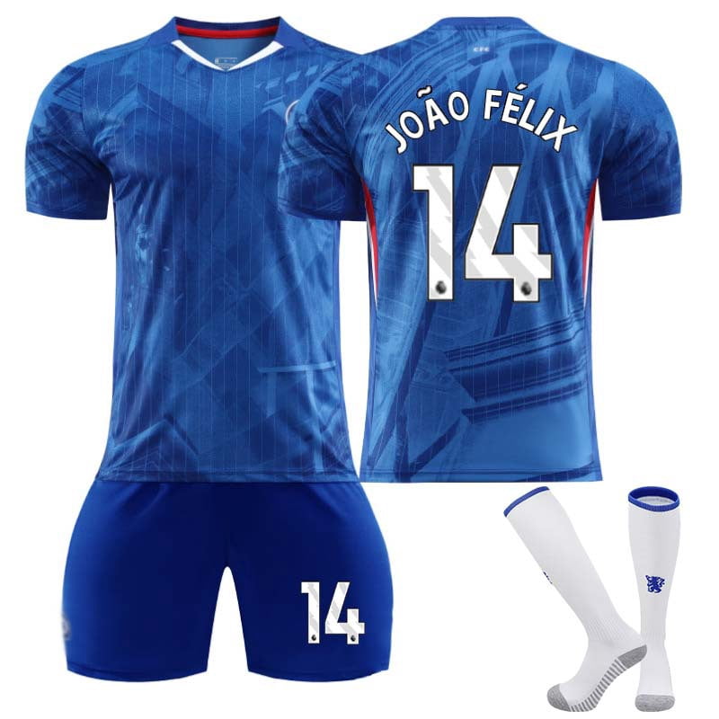 25/26 Chelsea No.14 JOAO FELIX Home football jersey fan training jersey ...