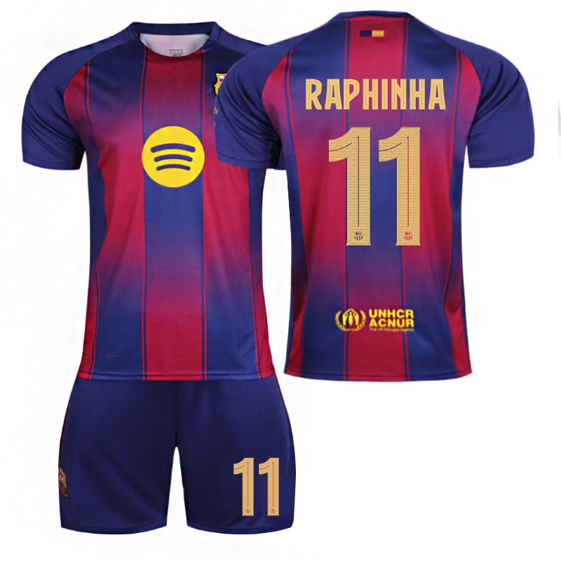 25/26 Football jersey NO.10 jersey set for Men/Kids Soccer Uniform ...