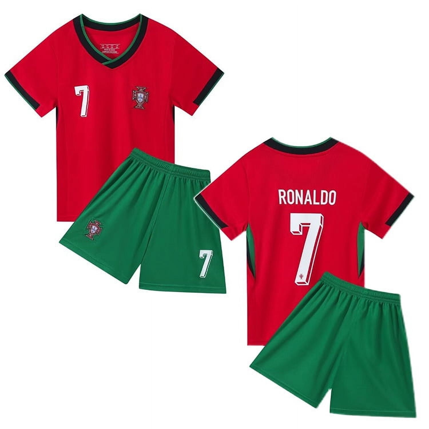 25/26 Madrid No.7 RONALDO Home football jersey fan training jersey set ...