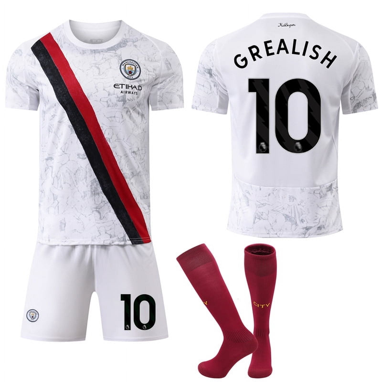25/26 Manchester City Away No.10 GREALISH football jersey fan training ...