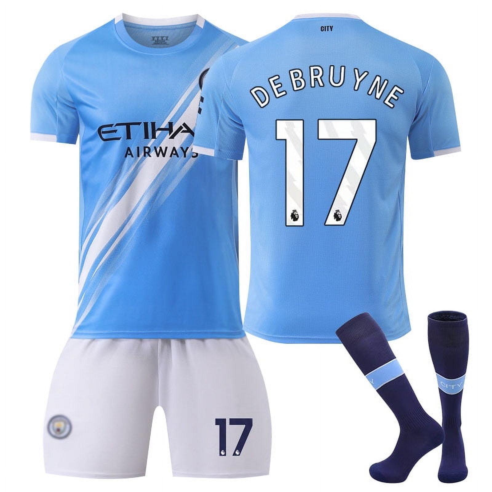 25/26 Manchester Home Soccer Activewear No.17 DEBRUYNE Fans Training ...