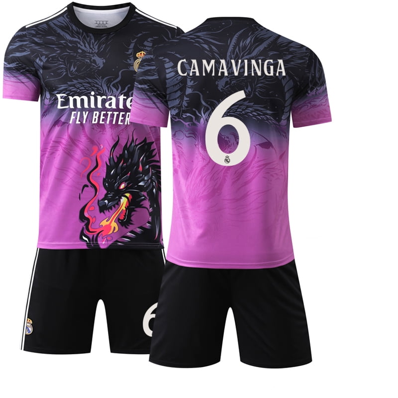 25/26 Mens Boys Soccer uniform VINI JR.7 VALVERDE 8 CAMAVINGA 6 Special ...