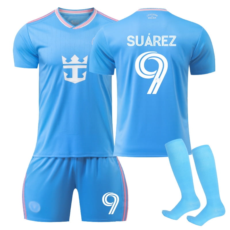 25/26 Miami 2nd Away Soccer Activewear No.9 SUAREZ Fans Training ...