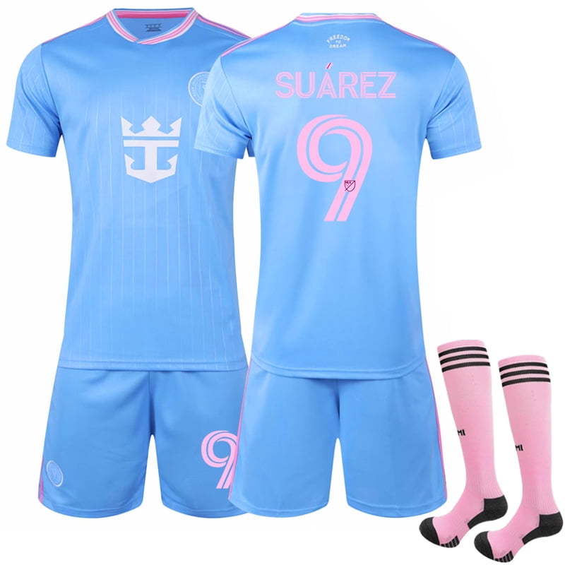 25/26 Miami Away No.9 SUAREZ Football Jersey Fan training jersey set ...