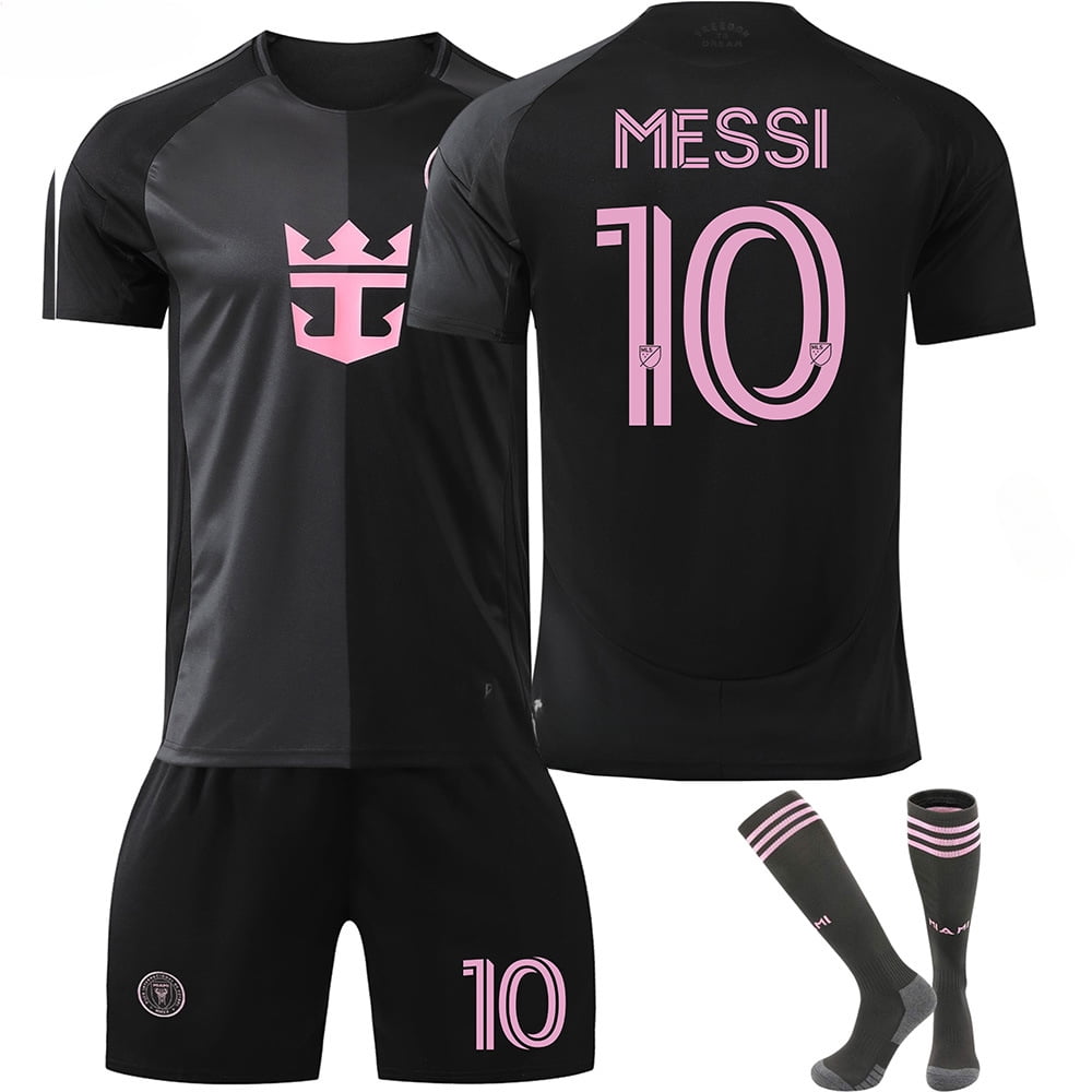 25/26 Miami Away Soccer Activewear No.10 ME_S_SI Fans Training Football ...