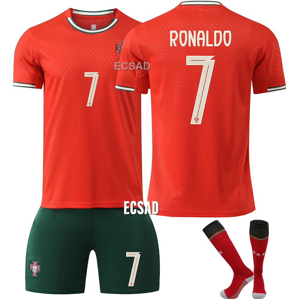 25/26 Portugal Home No.7 RONALDO football jersey fan training jersey ...