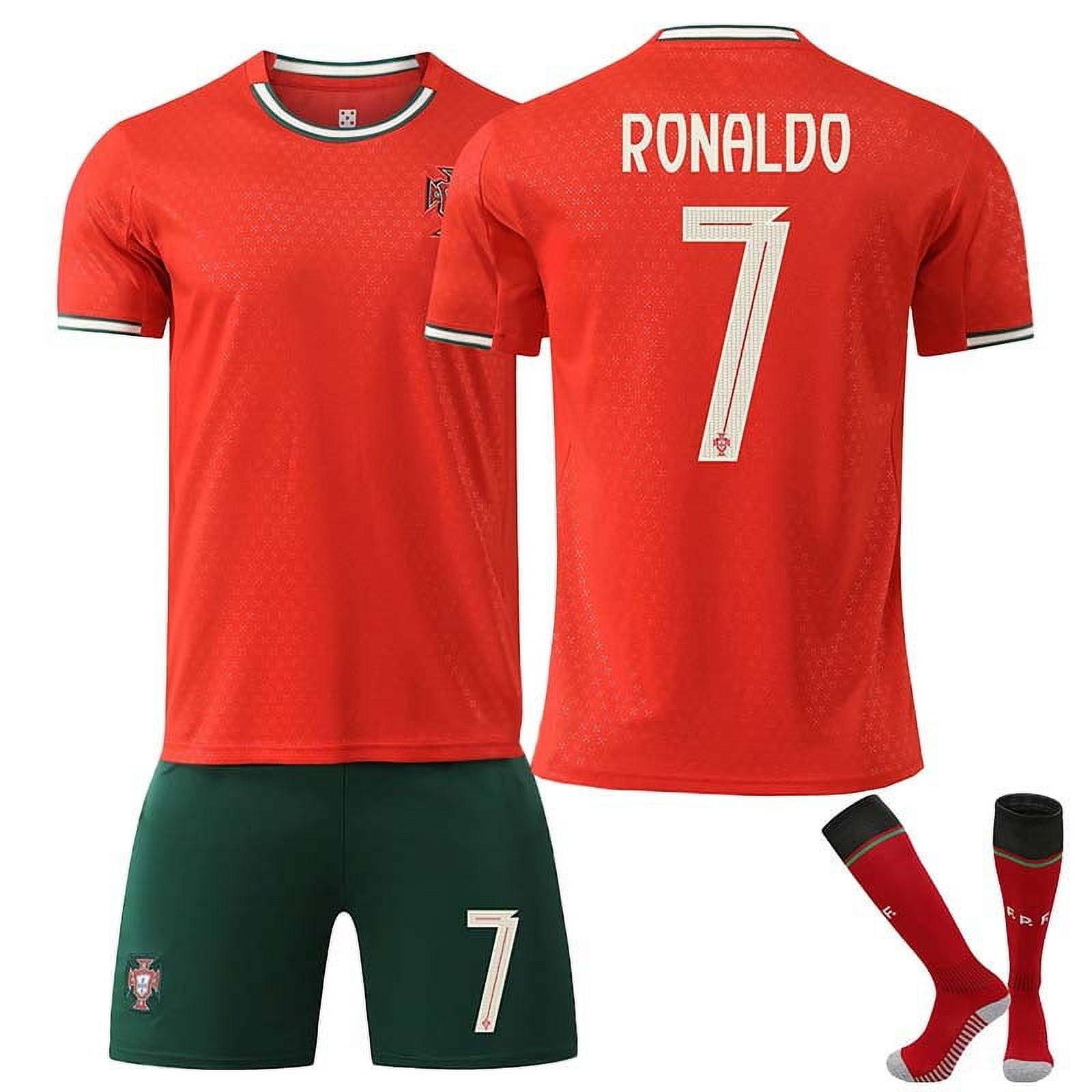 25/26 Portugal Soccer Activewear No.7 RONALDO Fans Training Football ...
