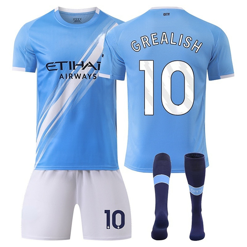 25/26 The Blue Moon Army Home Soccer Shirt #10 Grealish Fans Training ...
