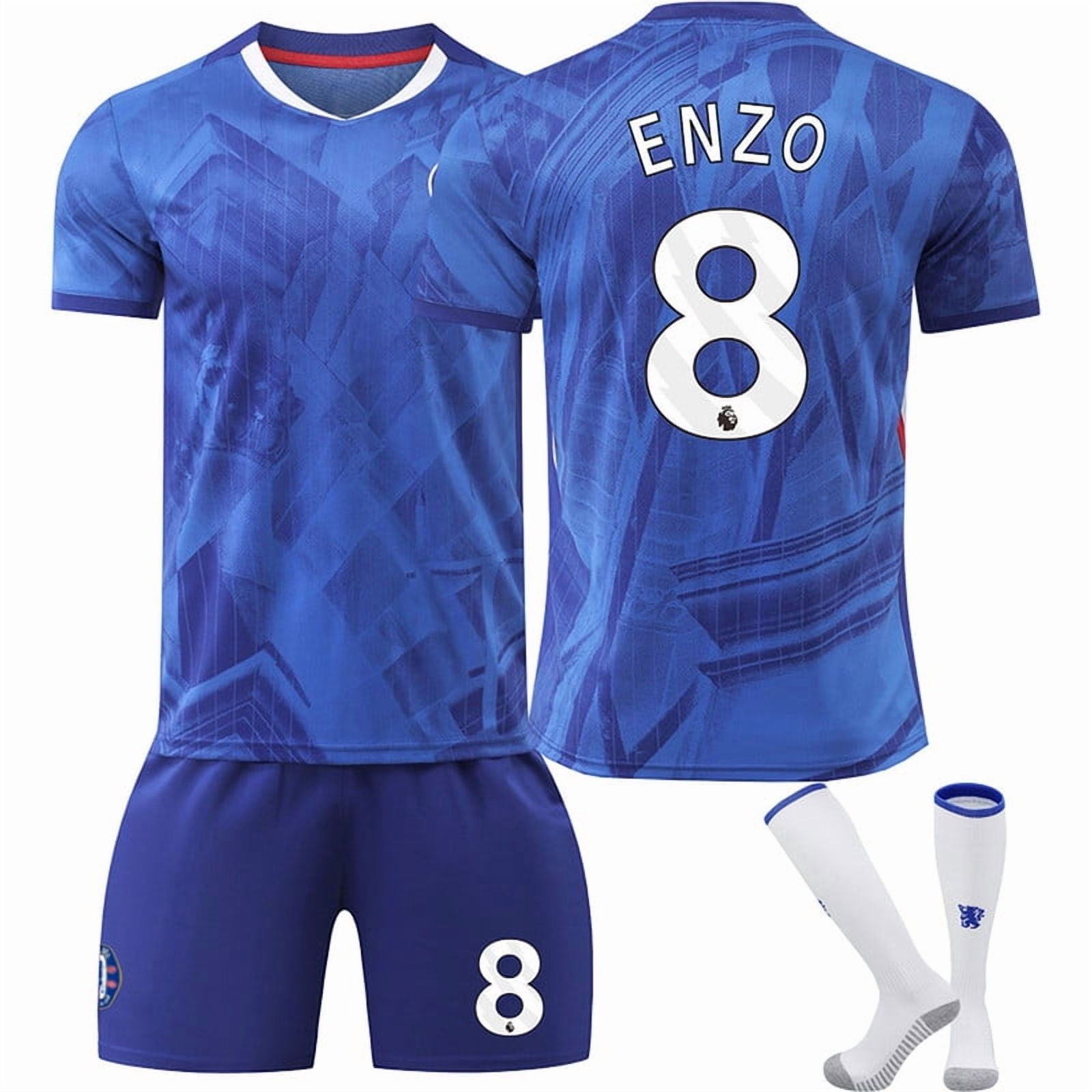 25/26 The Blues Soccer Jersey Football Uniforms For #8 ENZO FANS Man ...
