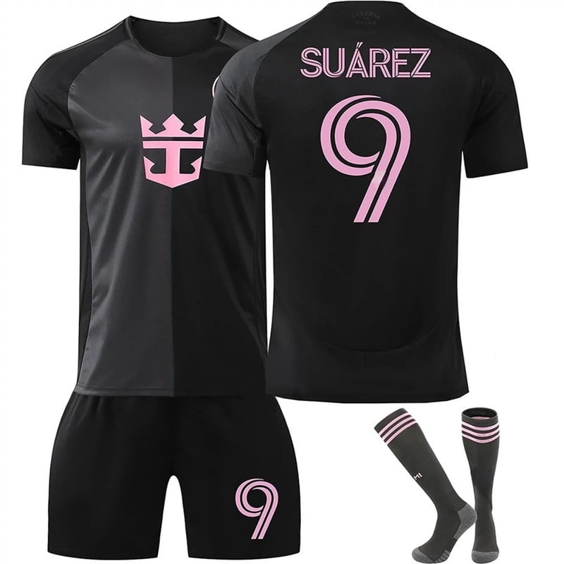 25/26 The Miami Away Soccer Shirt #9 Suarez Fans Training Soccer ...