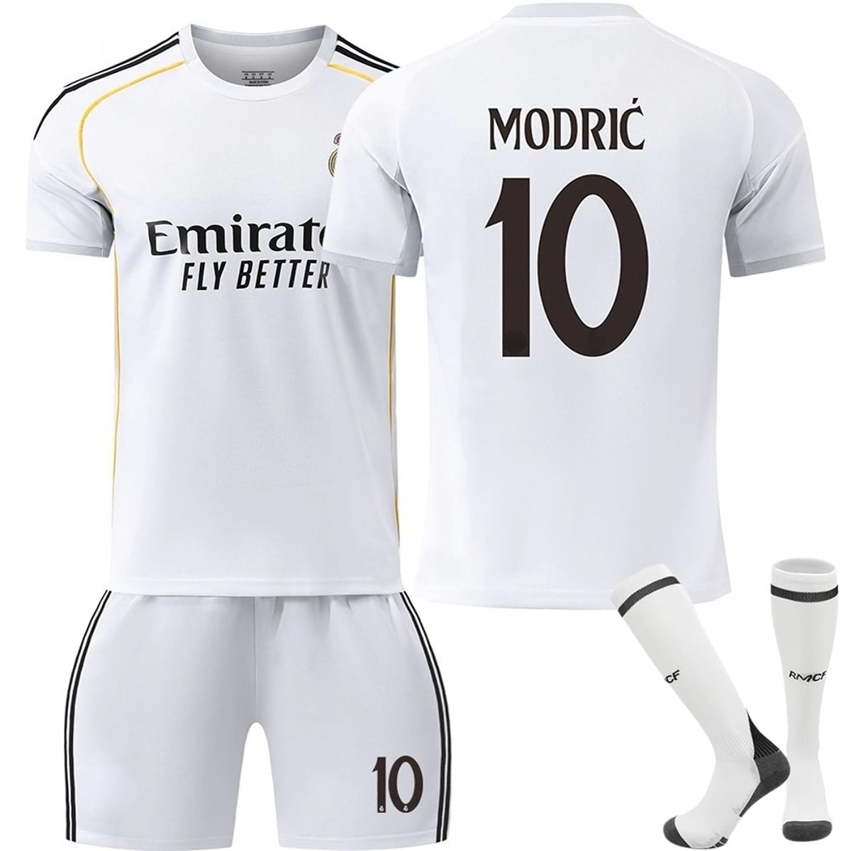 25/26 The Whites Home Soccer Shirt #10 Modric Fans Training Soccer ...