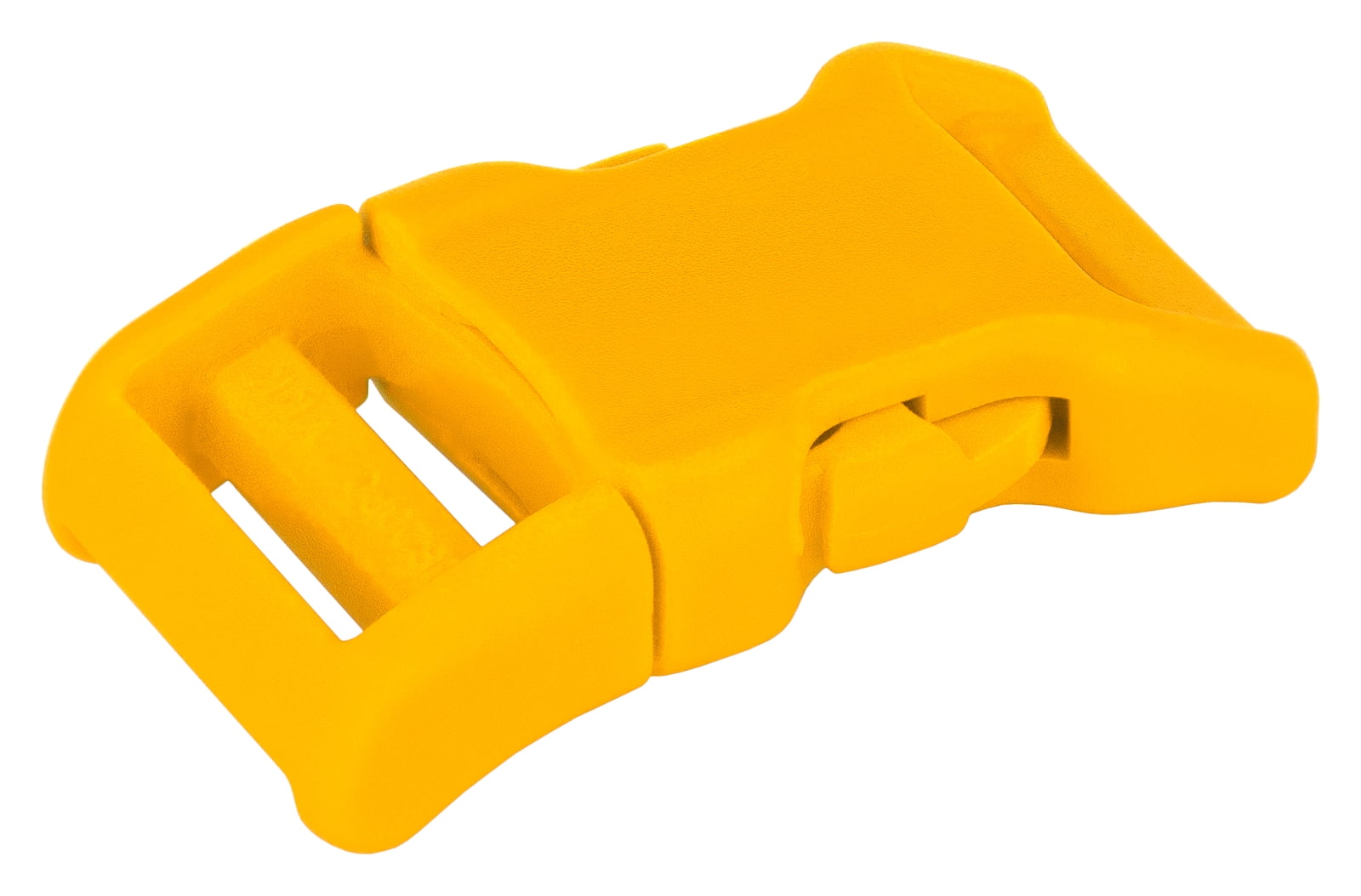 25 - 3/4 inch Yellow YKK Contoured Side Release Plastic Buckle ...
