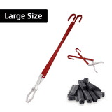 25.3 inch Aluminum Extra Lightweight And Long Grill Charcoal Tongs ...