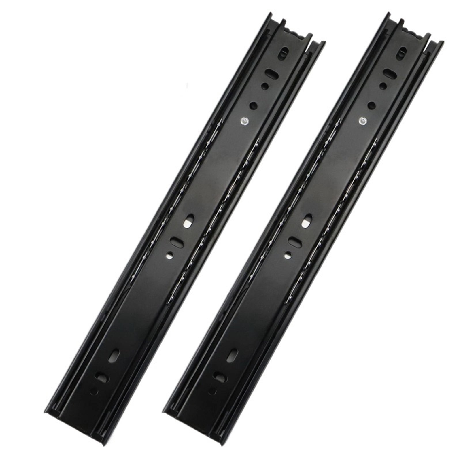 25/30/35/40/45/50mm Black Zinc Plated Ball Bearing Drawer Slide For ...