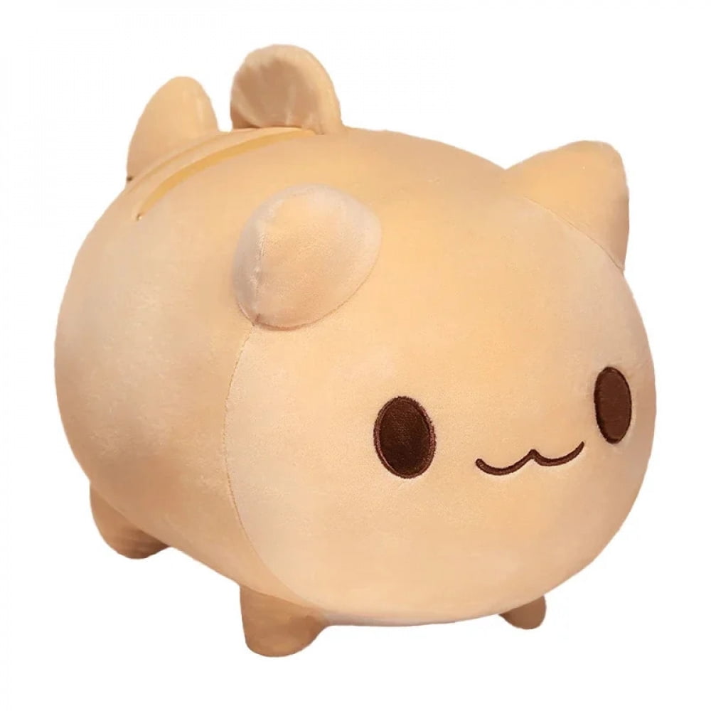 25/30cm Cute Cartoon Cat With Fish Tail Plush Toys Anime Kitty Stuffed ...