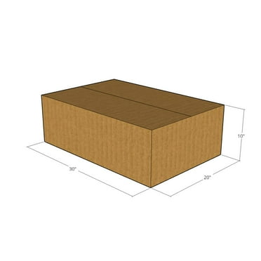 25 - 30x5x24 F.O.L. - 32 ECT New Corrugated Boxes - Walmart.com