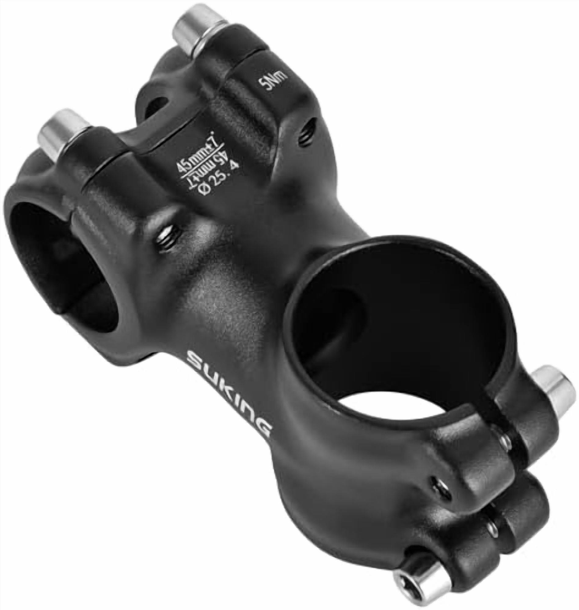25.4 stem 45mm Short Bike Stem for 1' Handlebar Mountain Bikes, Road ...