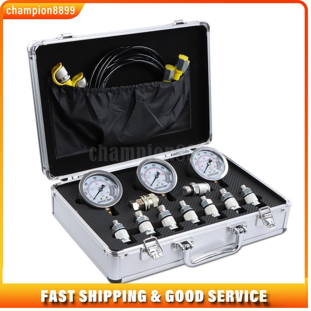 25/40/60MPa Excavator Hydraulic Gauge Test Coupling Diagnostic Tool ...