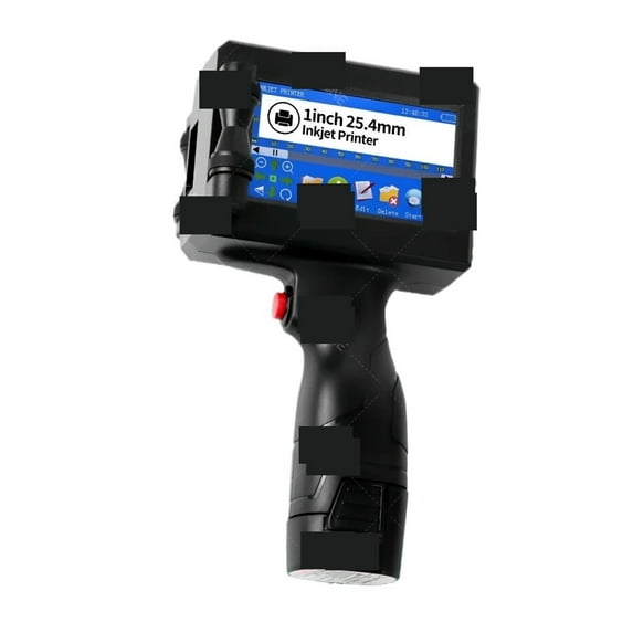 25.4MM Printing Height Expiry Date Label Coding Portable Thermal Inkjet ...