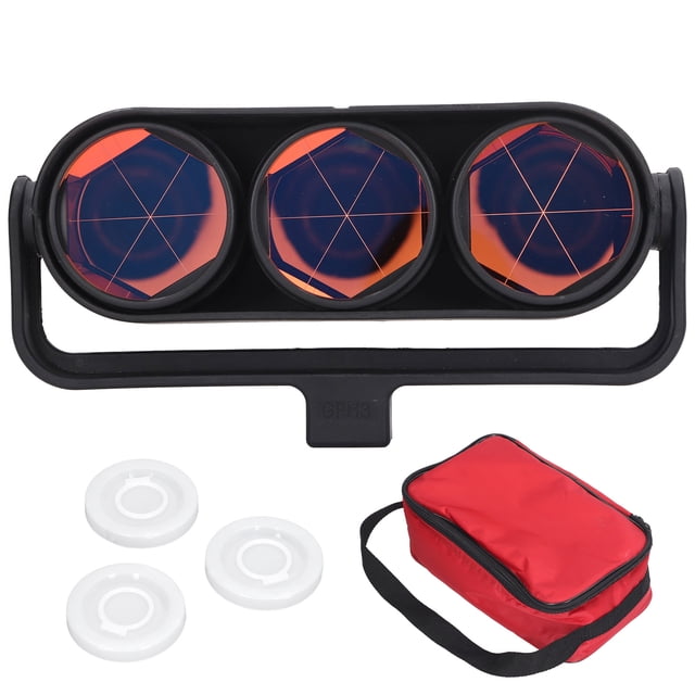 25.4mm Diameter Triple Prism Blue Film Measurement Survey Total Station ...