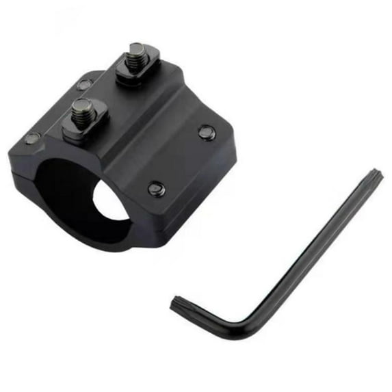 CNMF Offset Flashlight Mount, 25.4mm Diameter, Aluminum Alloy, Black ...