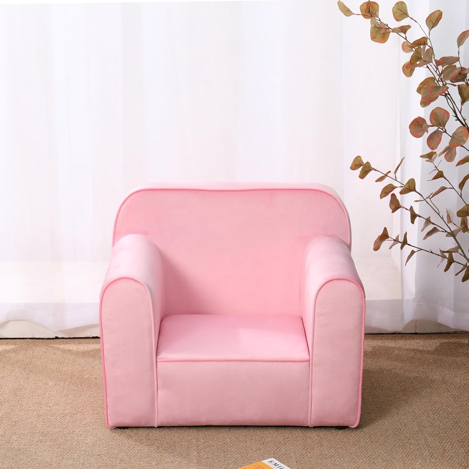 25.4x18x20.87inch Kids Arm Sofa Club Chair Toddler Couch Chair ...
