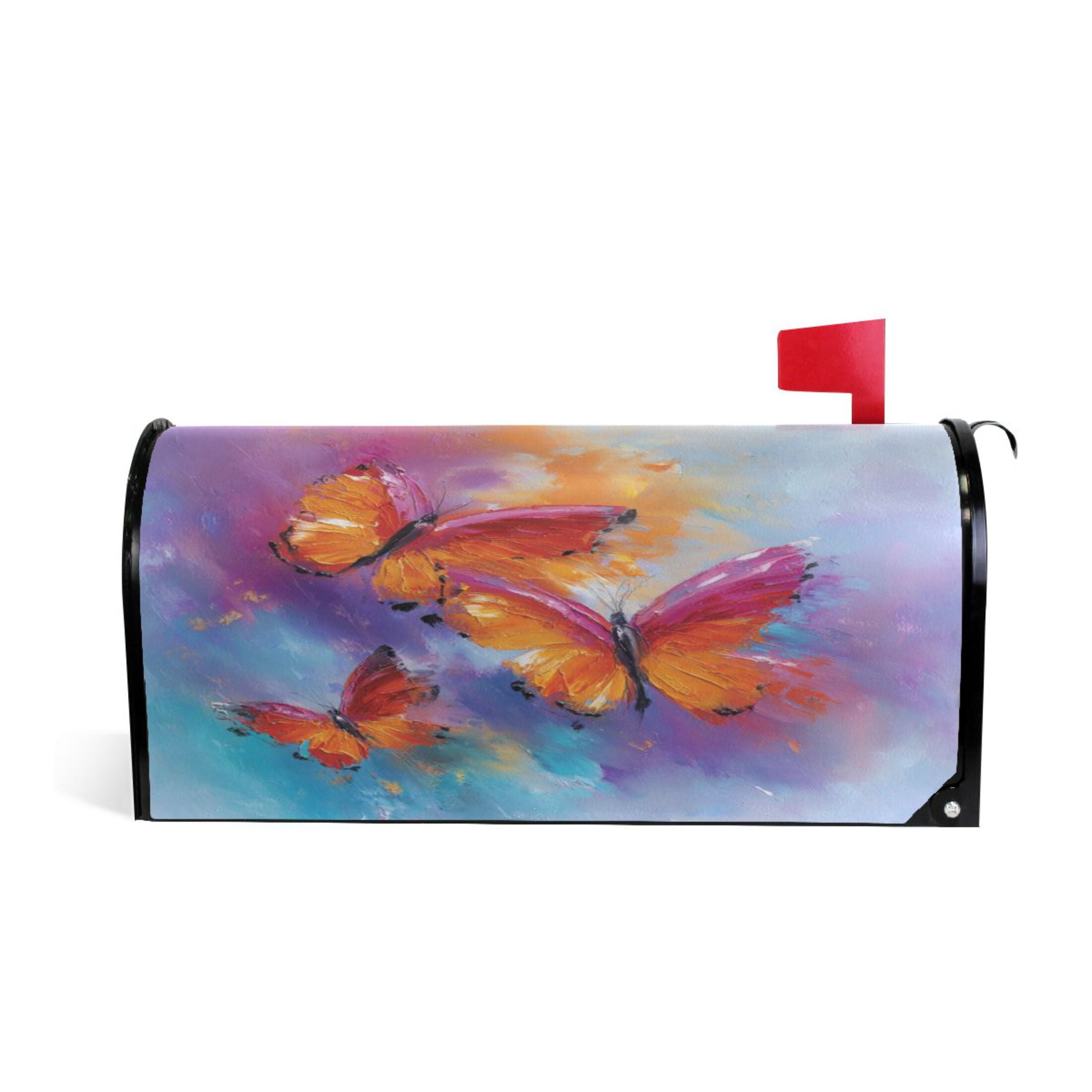 25.4x20.78" Magnetic PVC Mailbox Cover Letter Box Cover Mailbox Wraps ...