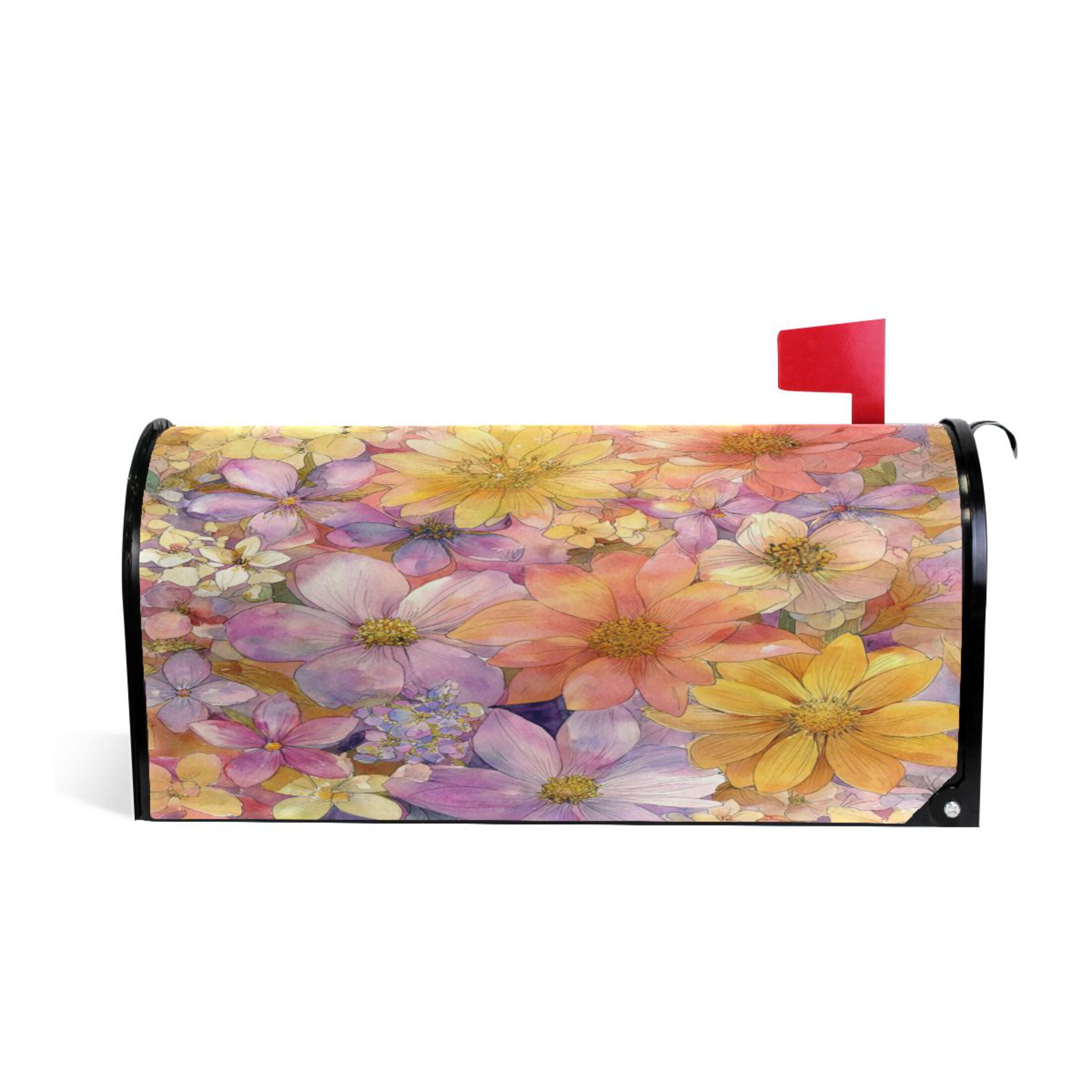 25.4x20.78" Magnetic PVC Mailbox Cover Letter Box Cover Mailbox Wraps ...