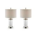25.5" in CELESTE GLASS TABLE LAMP SET OF 2 - Walmart.com