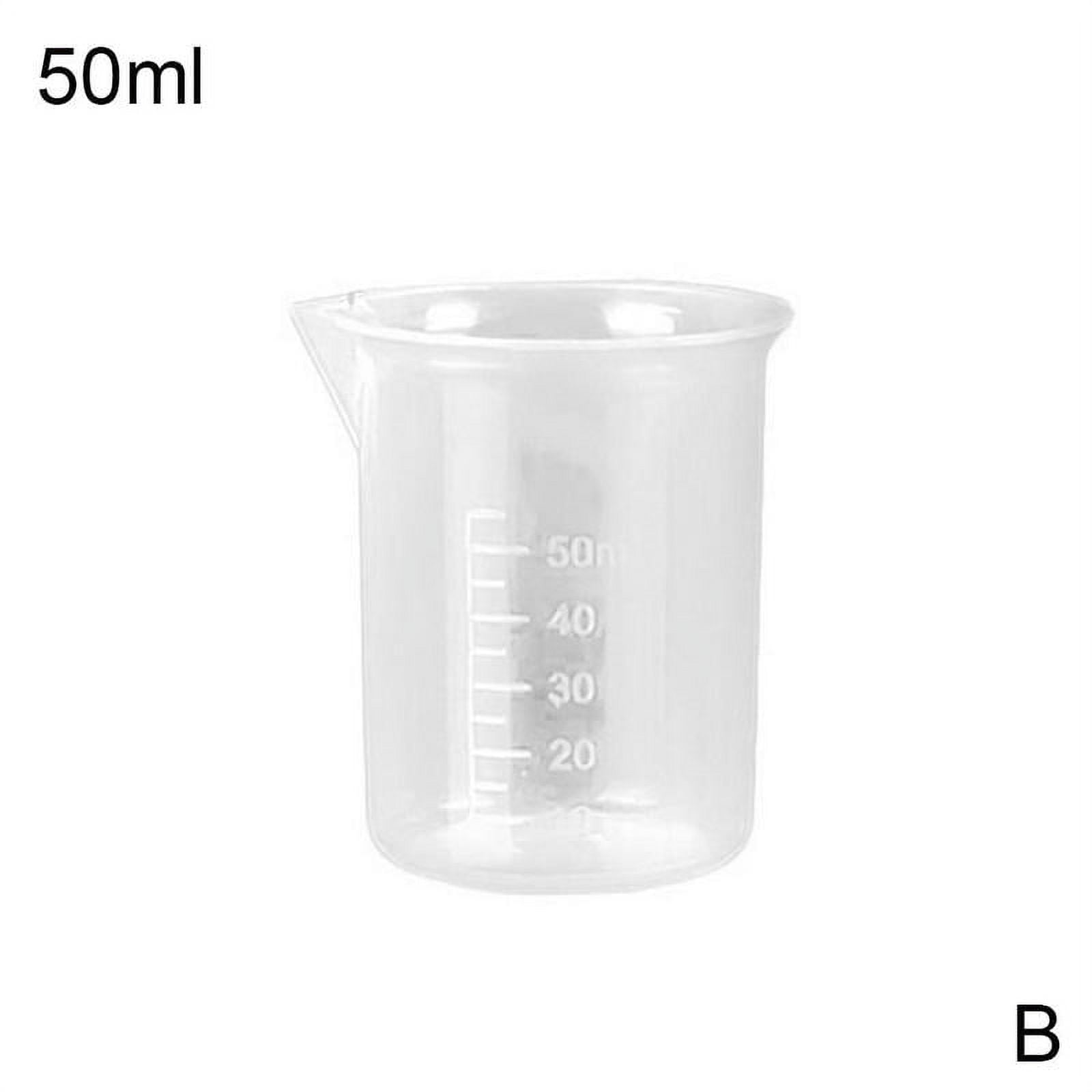 wnpxqnt 25-500ml Small Measuring Cup Plastic Transparent Jug Beaker ...