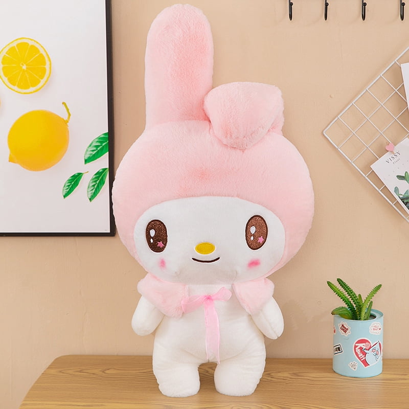 25/55cm Sanrio Cartoon Kuromi Melody Plush Toy Purple Stuff Standing ...