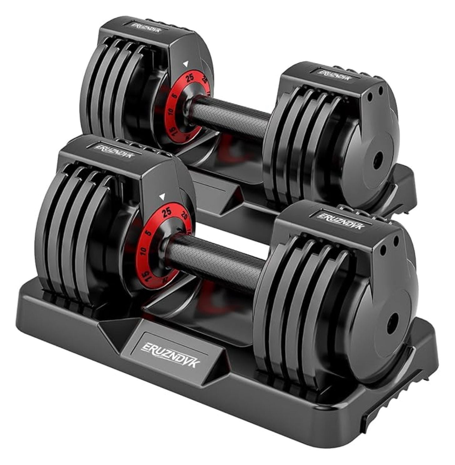 25/55lb Pair Adjustable Dumbbell Set, Adjustable Dumbbells Set of 2, 5 ...