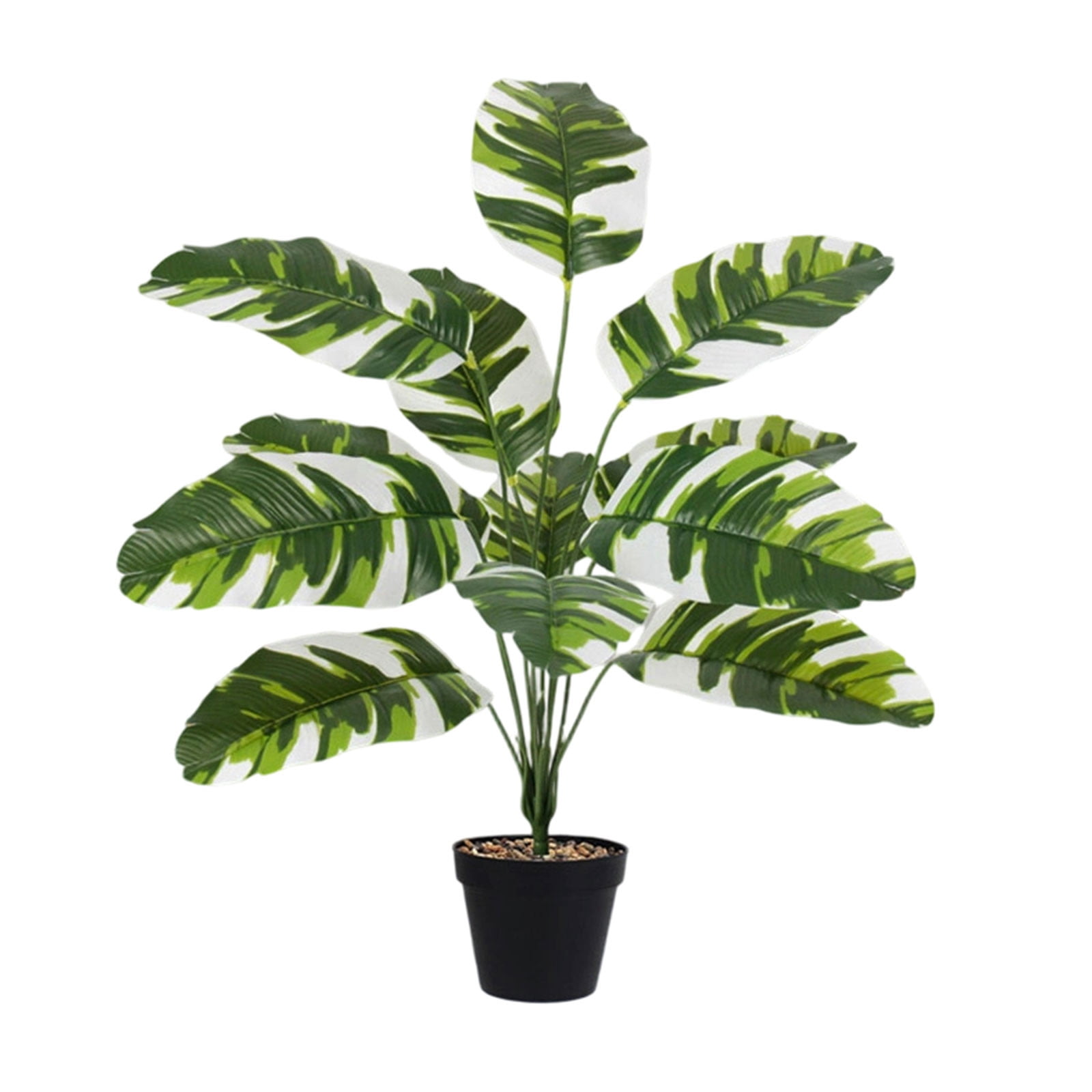 25.59in Artificial Plants with Pots Indoor Simulated Plants Indoor ...