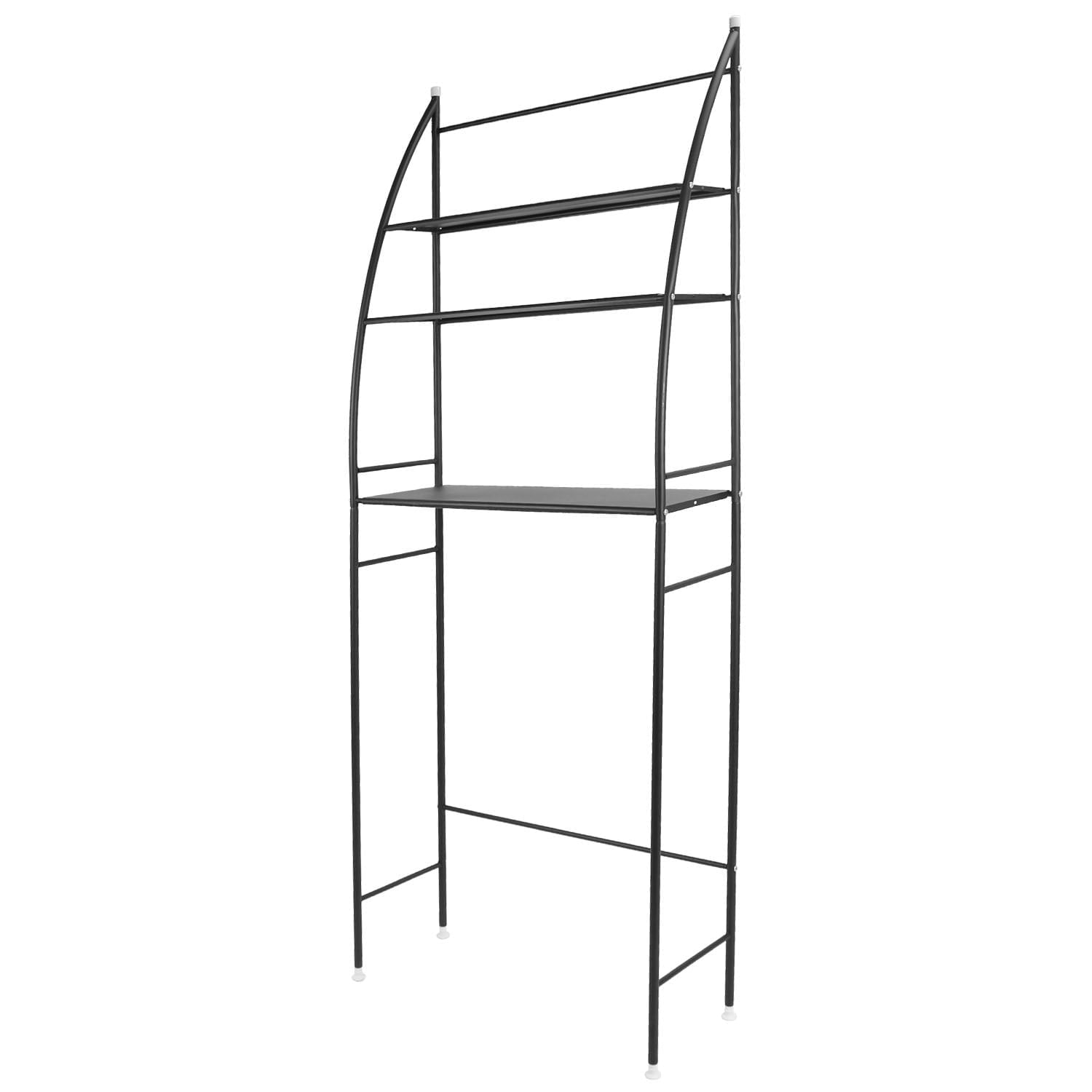 25.59x9.84x66.14'', 3-Tier Free-Standing Over-the-Toilet Storage Shelf ...