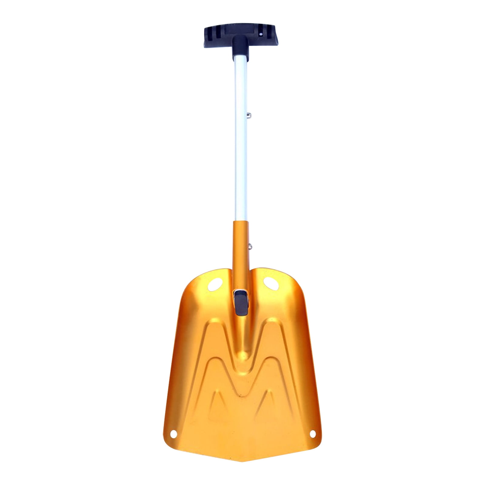 25.6" Foldable Aluminum Ice Scraper & Snow Shovel – Heavy Duty Road ...