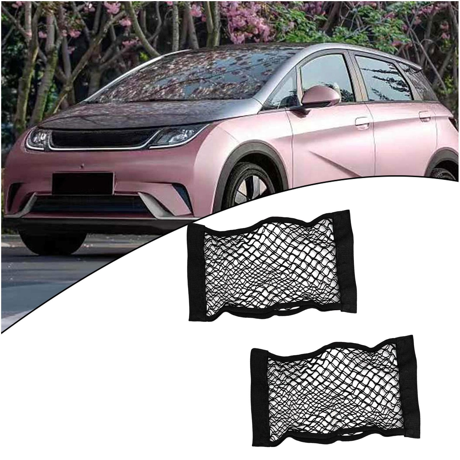 25*60-Car Trunk Cargo Storage Organizer Net Bag Mesh Luggage Nylon ...