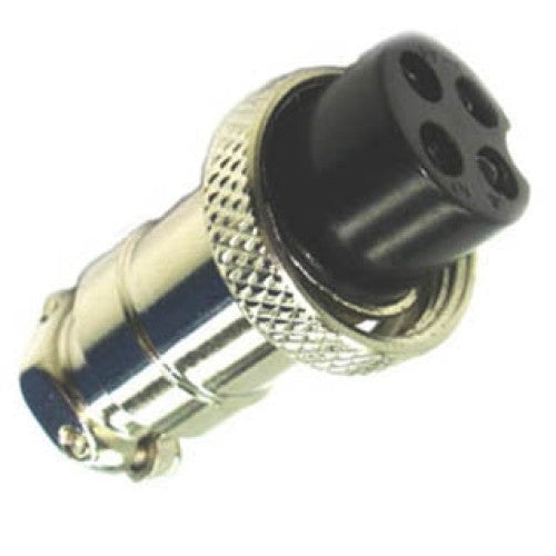25-724-1 - MICROPHONE 4F INLINE PLUG METAL - Walmart.com