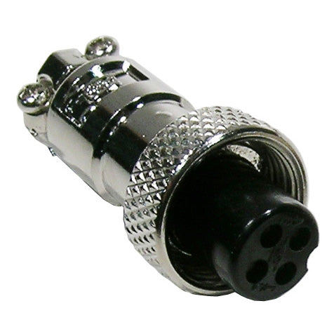 25-724M-1 - MICROPHONE MINI 4F INLINE PLUG METAL - Walmart.com