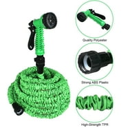 Lightweight Expandable Garden Water Hose (25ft - 100ft) with 7 Setting ...