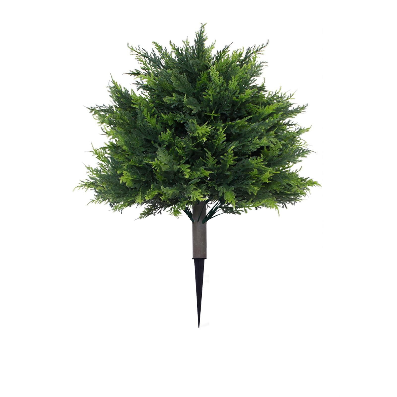 25.8Inch Faux Cedar Container Fillers, Artificial Cedar Planter Filler ...