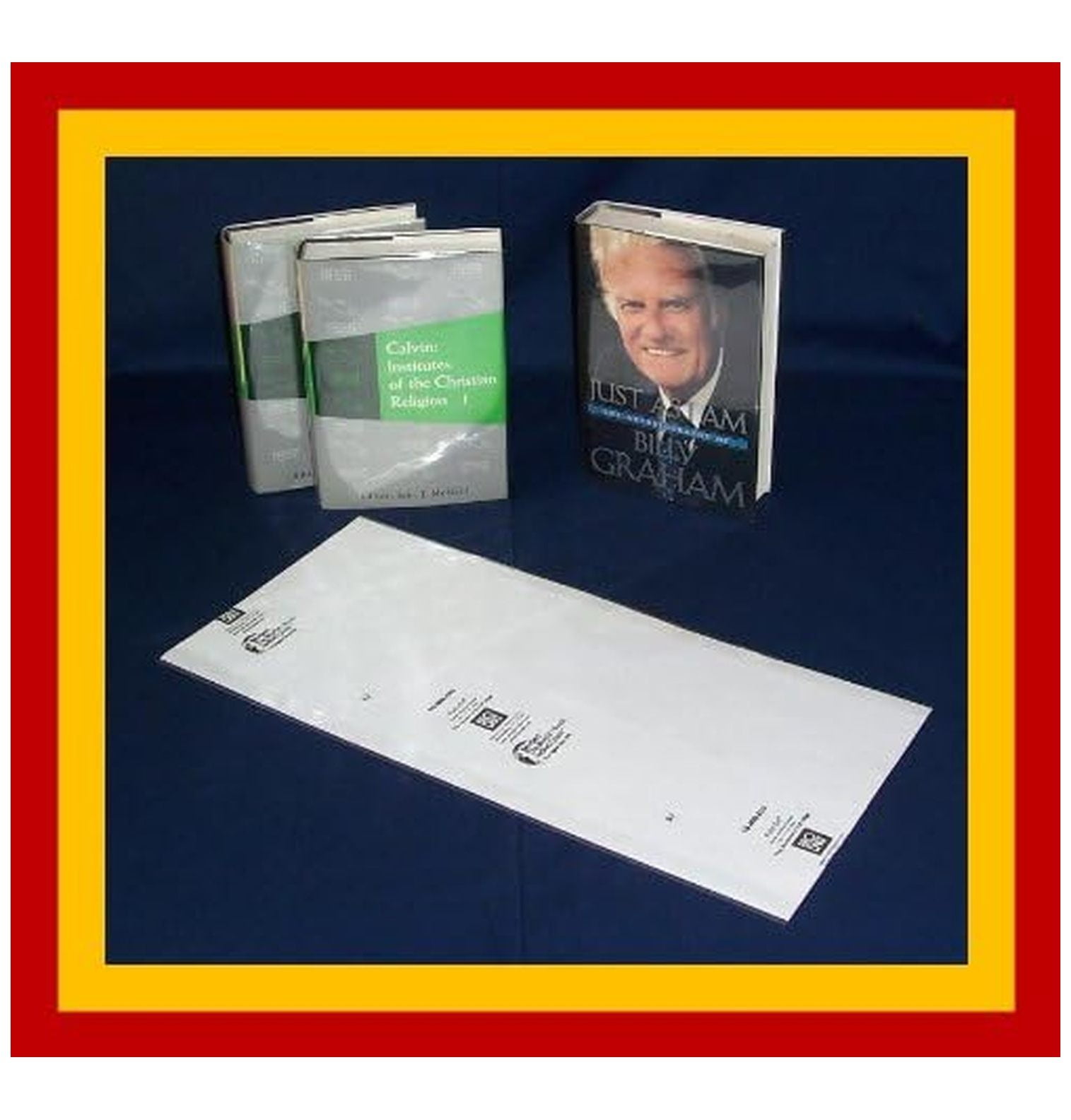 25-9 1/2" x 20" Fold-On Book Covers - Center-Loading, Adjustable, Clear ...