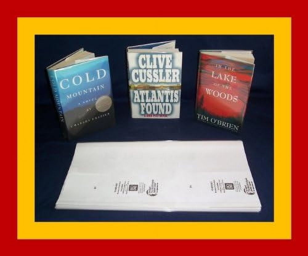 25-9 1/4" x 19" Brodart Book Jacket Covers - Center-Loading, Adjustable ...