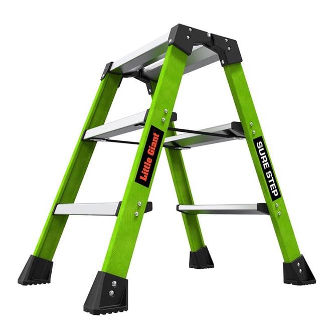 25.98 x 11.8 x 8 in. 3 Step Resin Step Stool, Green - Walmart.com