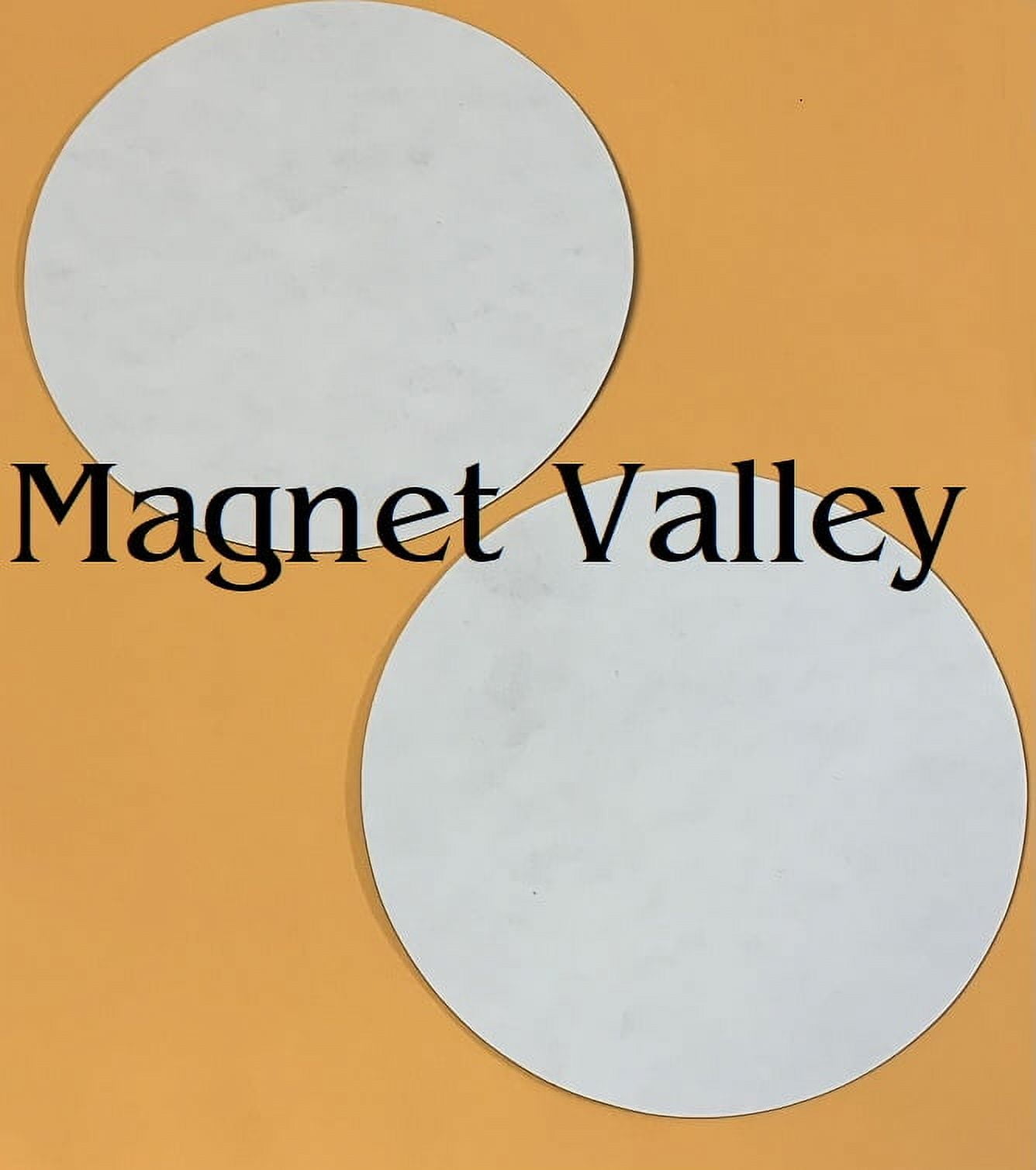 25 Adhesive Magnetic Circles 3" Diameter 30 mil Magnets - Walmart.com