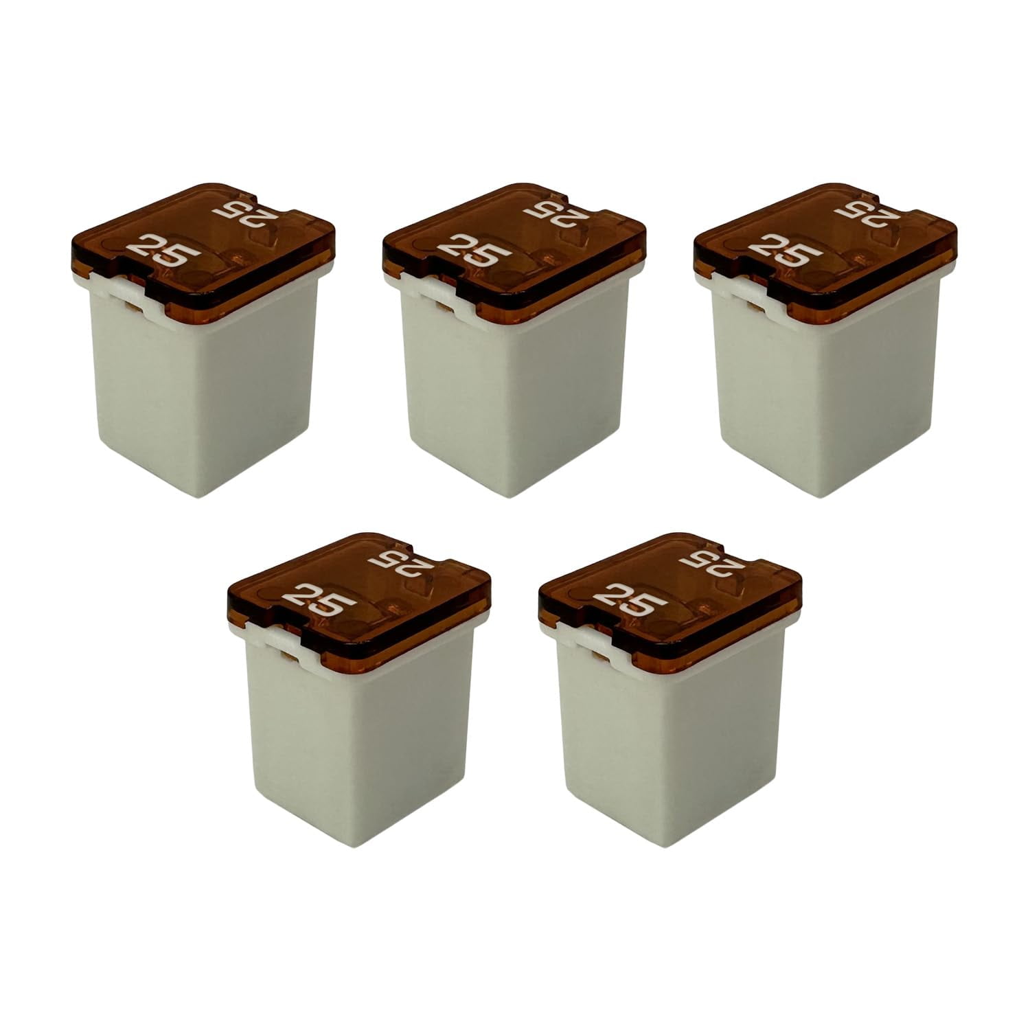 25 Amp J-Case Low Profile (Mini) Fuse 16mm for Pickup Trucks, Cars and ...