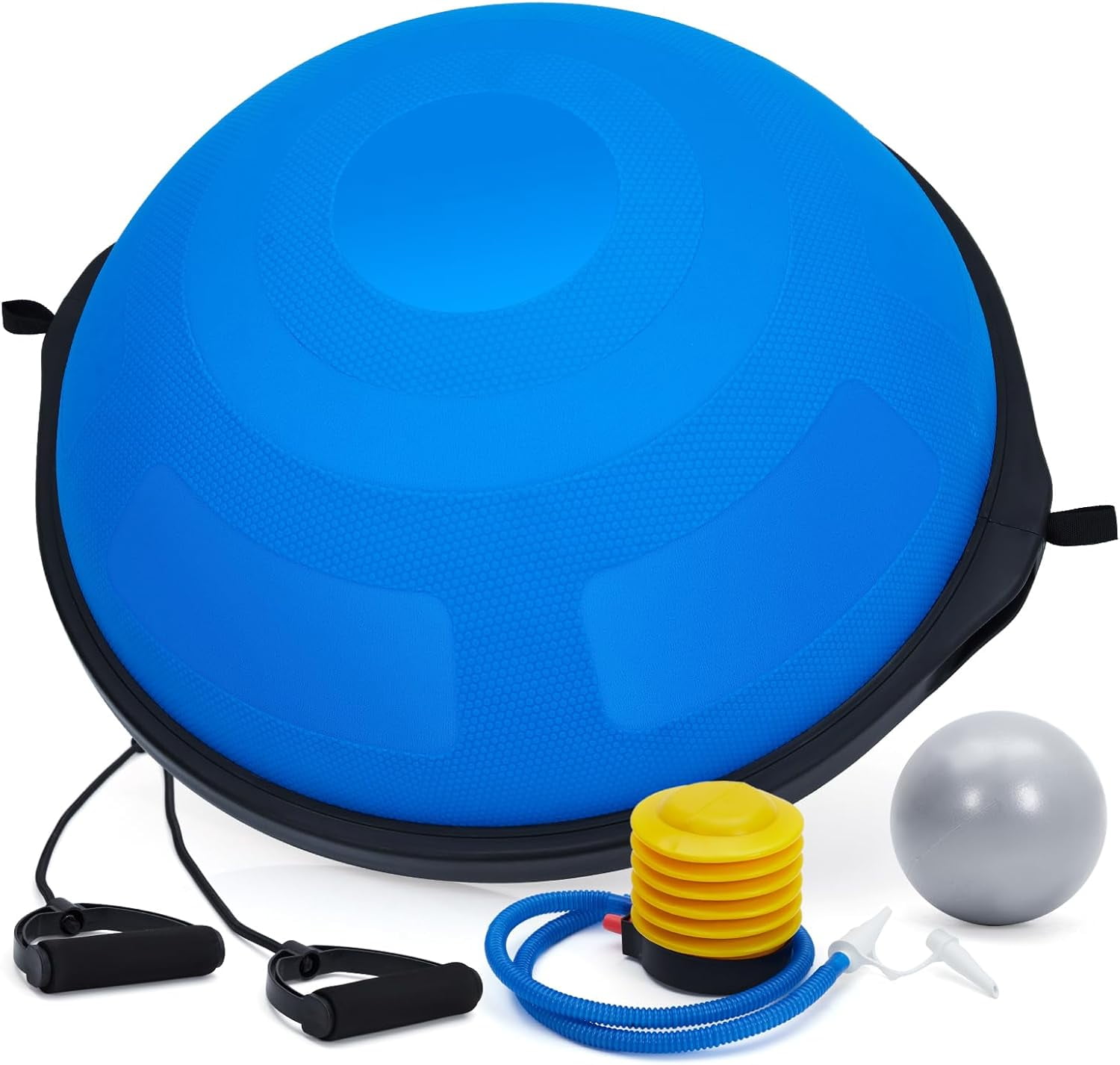 25"Balance Ball Trainer,1600 lbs Half Yoga Exercise Ball with ...