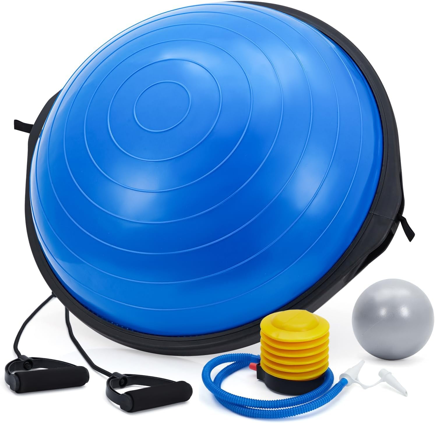 25"Balance Ball Trainer,1600 lbs Half Yoga Exercise Ball with ...