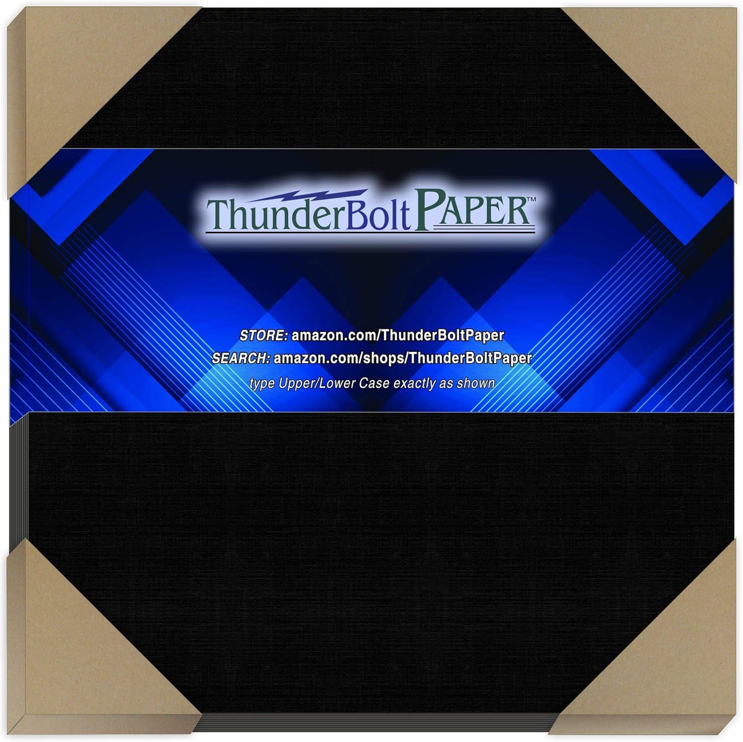 25 Black Linen 80# Cover Paper -9" X 9" (9X9 Inches) Scrapbook Album ...