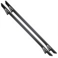 25” Black Stainless Steel Countertop Oven Gap Filler – Covers Space ...