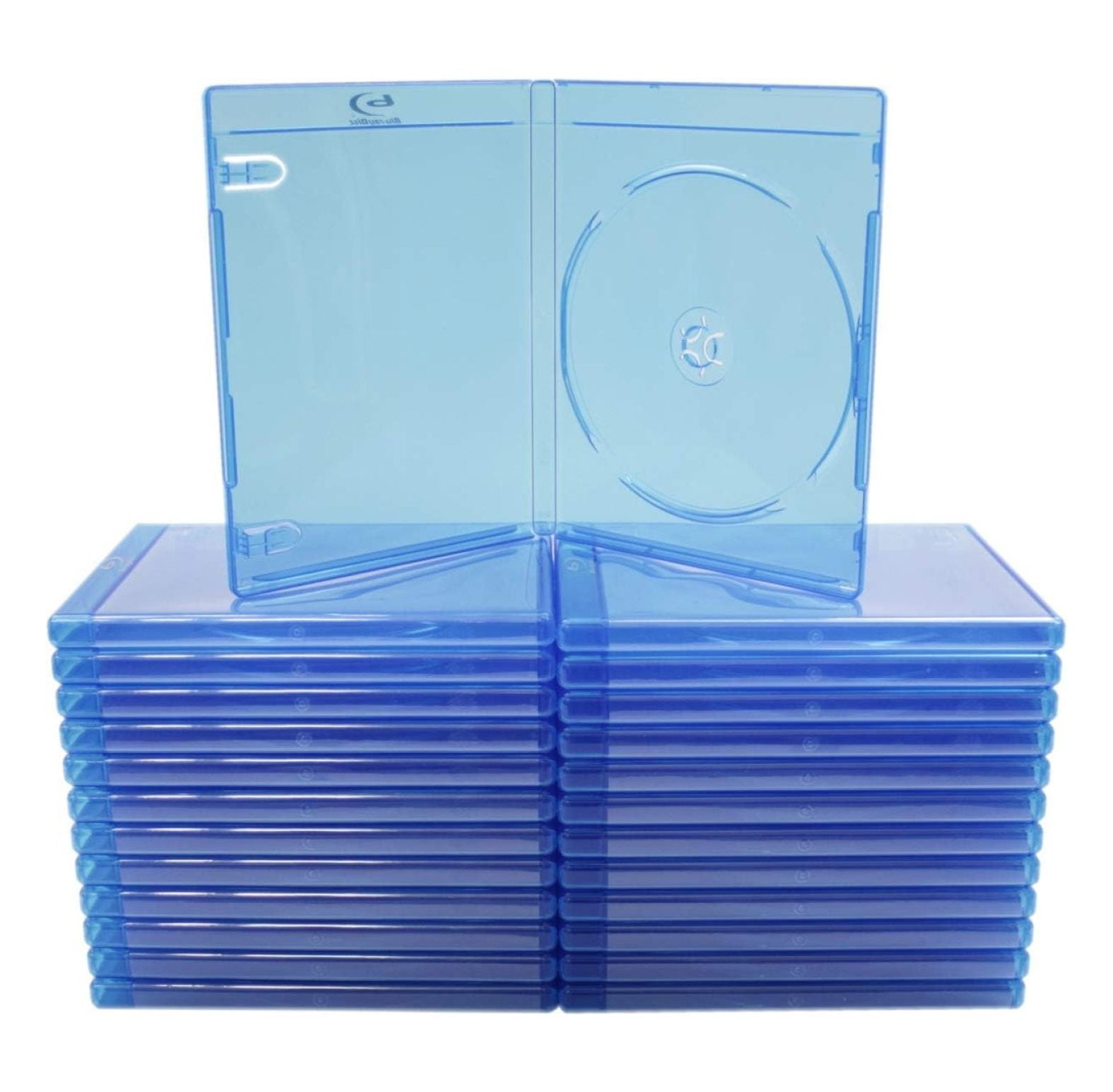 (25) Blue Blu-Ray Cases - 1 Disc Capacity Boxes - 12mm Thick - BRBR12BL ...